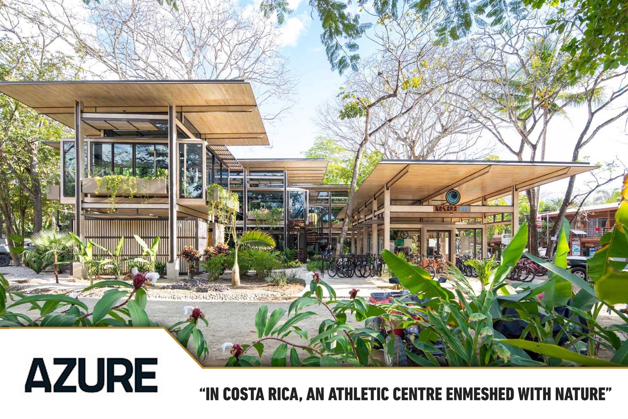 Athletic Center Featured in Azure Magazine - StudioSaxe