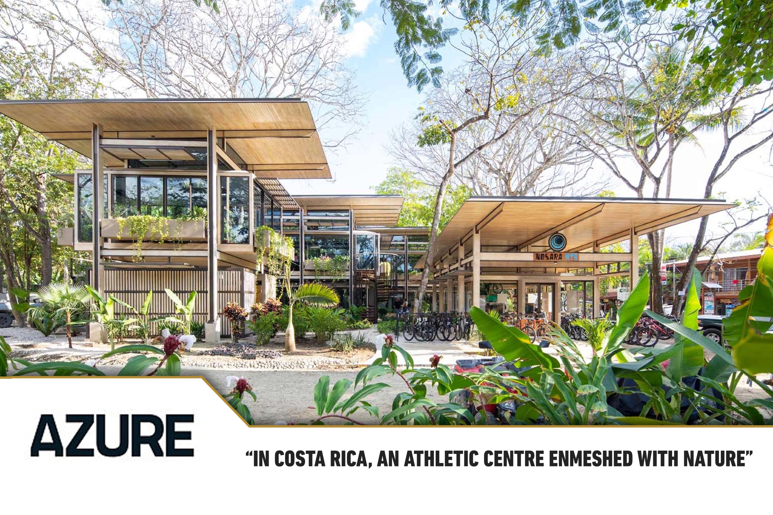 Athletic Center Featured in Azure Magazine - StudioSaxe
